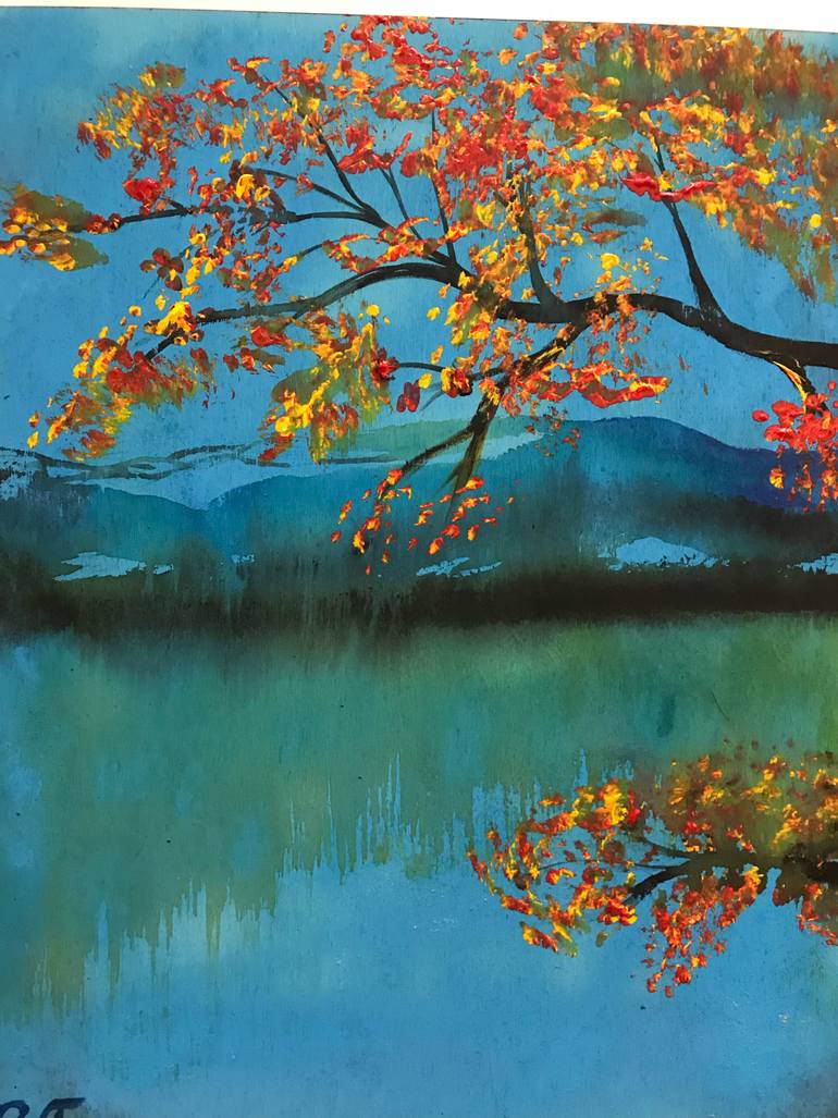 Outside Painting by Aimee Britten | Saatchi Art