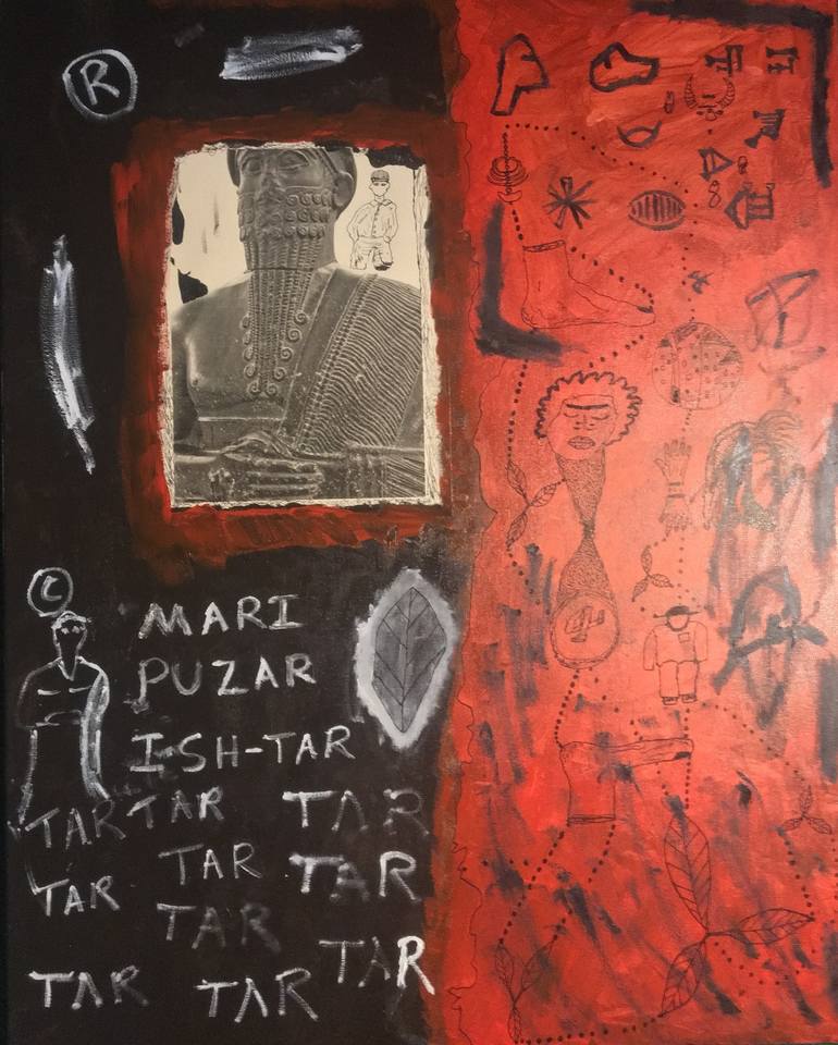 Mediterranean surrealist Painting by Kmani Ashante | Saatchi Art