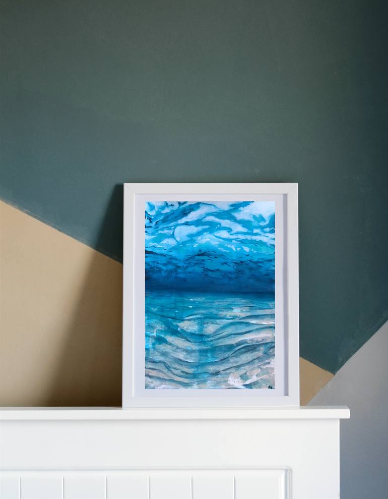 Seabed Painting by Kelly Allison | Saatchi Art