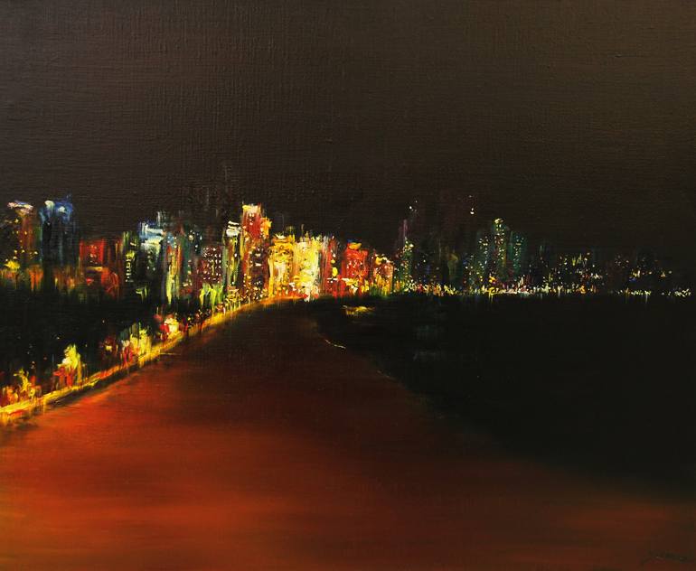 Busan - Colored with Light 2 by Yumee Bae Painting by Hagley Art ...