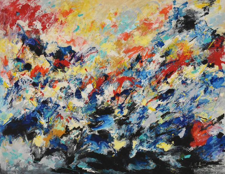 Intoxicated By Your Fragrance Painting by MOLLY SANDHU Rajwant Kaur ...