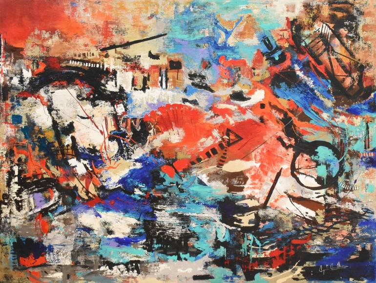 The Royal Falcon Finds Its Way Painting by MOLLY SANDHU Rajwant Kaur ...