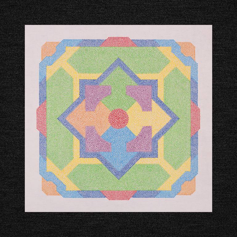 Mandala 201.16.22 (Embodied inspiration) Painting by Rustam Yusupov ...