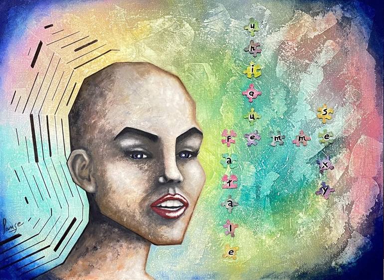 Diva Painting by Manon Langevin | Saatchi Art