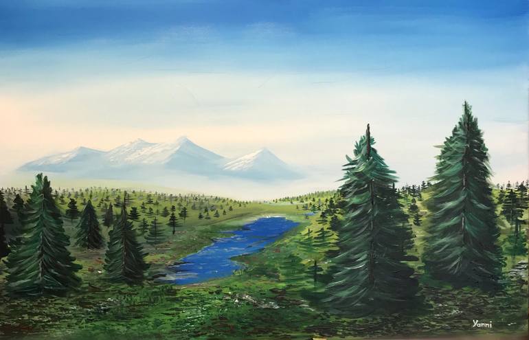 Nature Heaven Painting by Yanni Andre | Saatchi Art