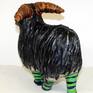 Whimsical Paper Mache Clay Ram Sculpture - Sam the Ram Sculpture by ...