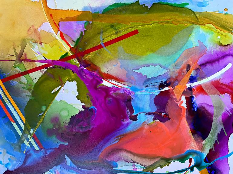 Milonga Painting by Maria-Victoria Checa | Saatchi Art