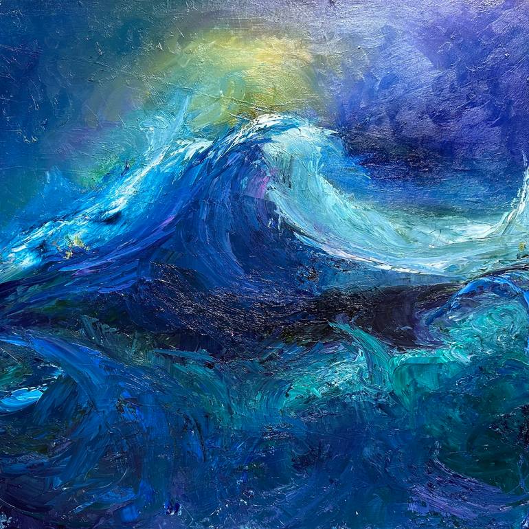 Turmoil Painting by Maria-Victoria Checa | Saatchi Art
