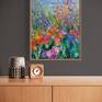 Wild Flowers By The Sea Painting by Maria-Victoria Checa | Saatchi Art