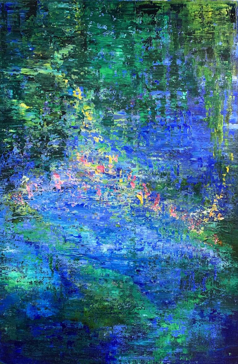 Secret Garden Painting by Maria-Victoria Checa | Saatchi Art