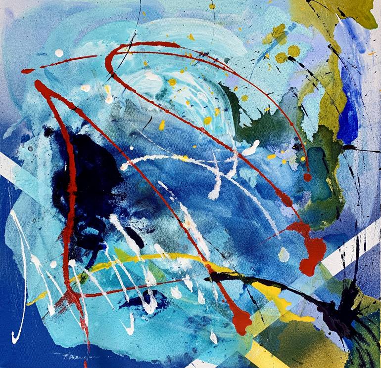 Azimuth Painting by Maria-Victoria Checa | Saatchi Art