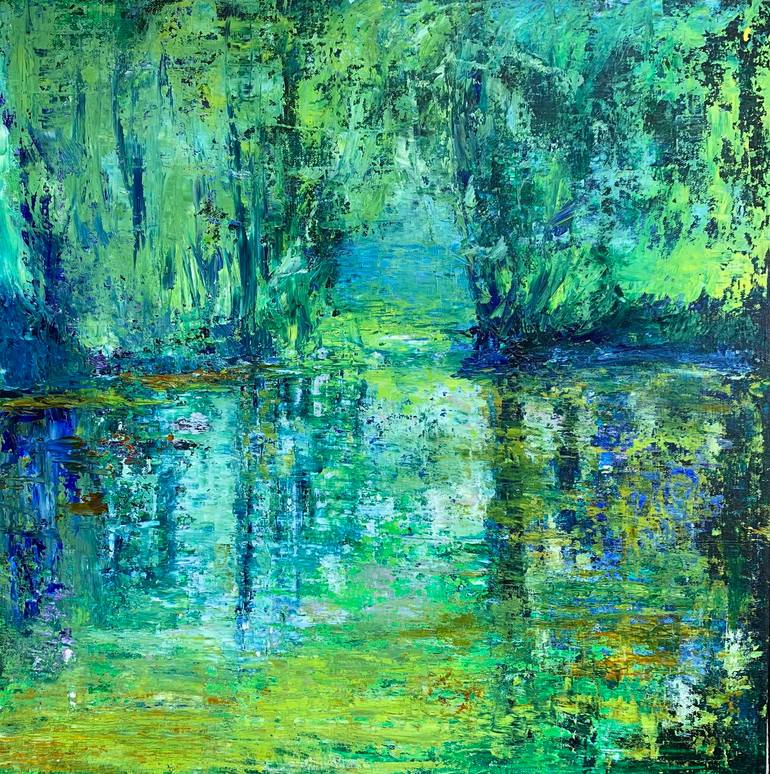 Sanctuary Painting by Maria-Victoria Checa | Saatchi Art