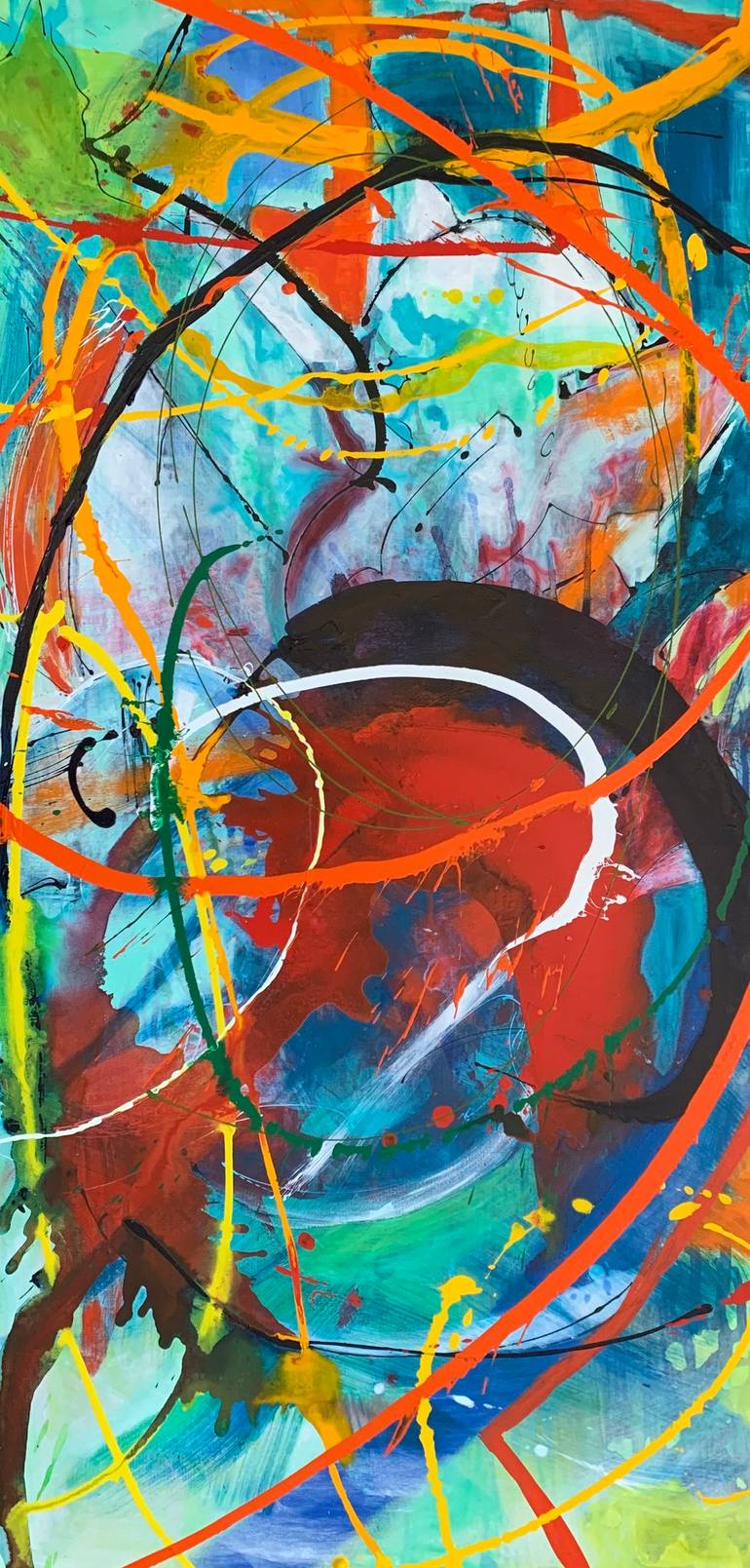 Sine Qua Non Painting by Maria-Victoria Checa | Saatchi Art