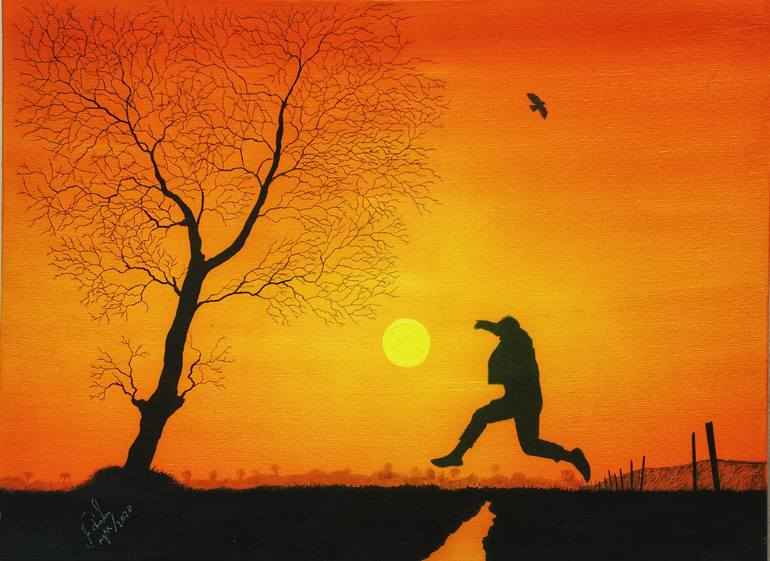 Struggle Painting by Mahfuzur Rahman | Saatchi Art