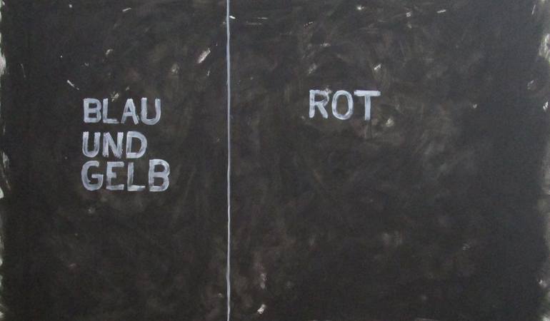 Blau und Gelb - Rot (Blue and Yellow - Red) Painting by H Segismundo ...