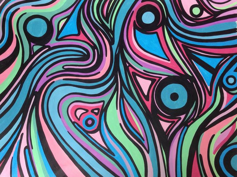 Pattern #1 Painting by Emily Binder | Saatchi Art