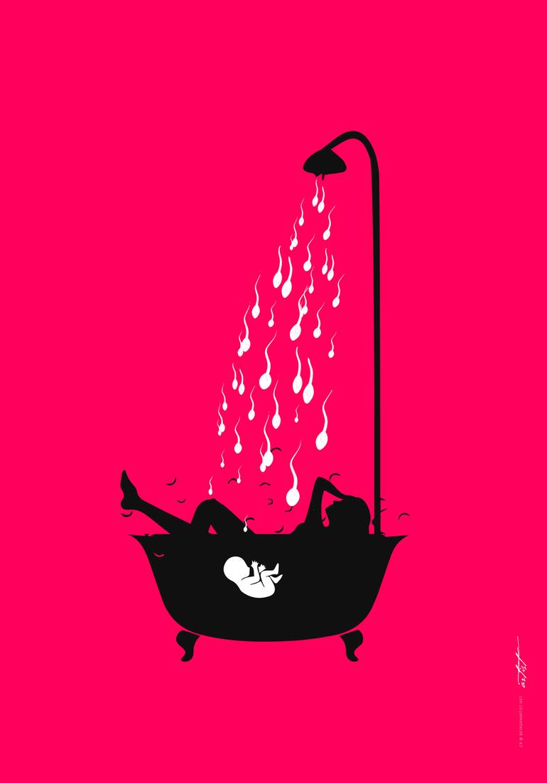 'Unwanted Shit' Drawing by Umeish Thorat | Saatchi Art