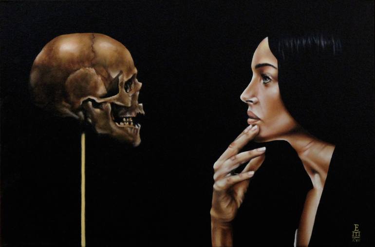 Mors I Painting by Edgar Miranda | Saatchi Art