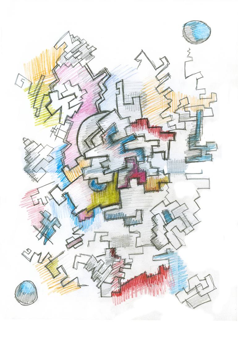 Structure Painting by Davydov Denis | Saatchi Art