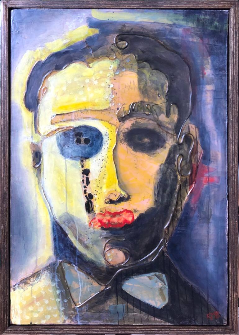 Faces #5 Painting by Frank Marino Baker | Saatchi Art