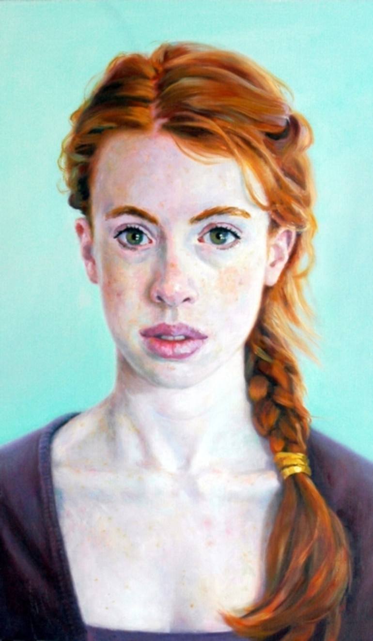 Nora Kim Painting by Herman Tjepkema | Saatchi Art