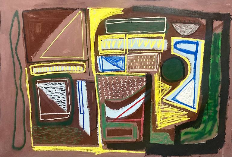 Hot Rize 39 Painting by Robert Langley | Saatchi Art