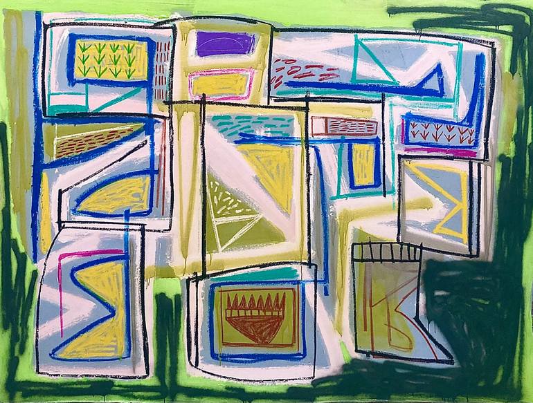 Hot Rize 43 Painting by Robert Langley | Saatchi Art