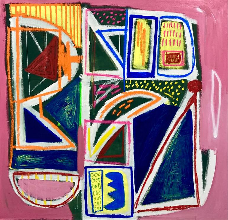 Guale 5 Painting by Robert Langley | Saatchi Art