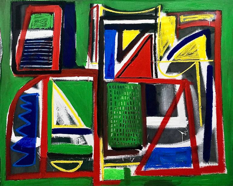 Guale 8 Painting by Robert Langley | Saatchi Art
