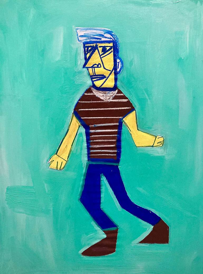 Guale 31 Painting by Robert Langley | Saatchi Art