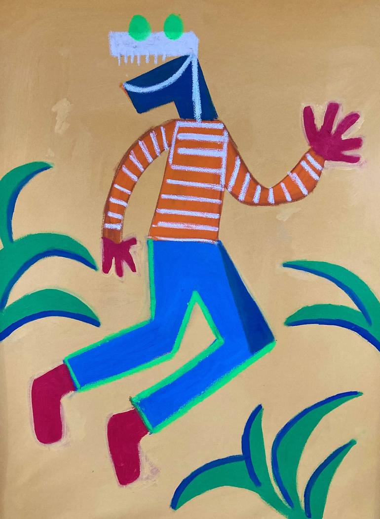 Flop Sweat 5 Painting by Robert Langley | Saatchi Art