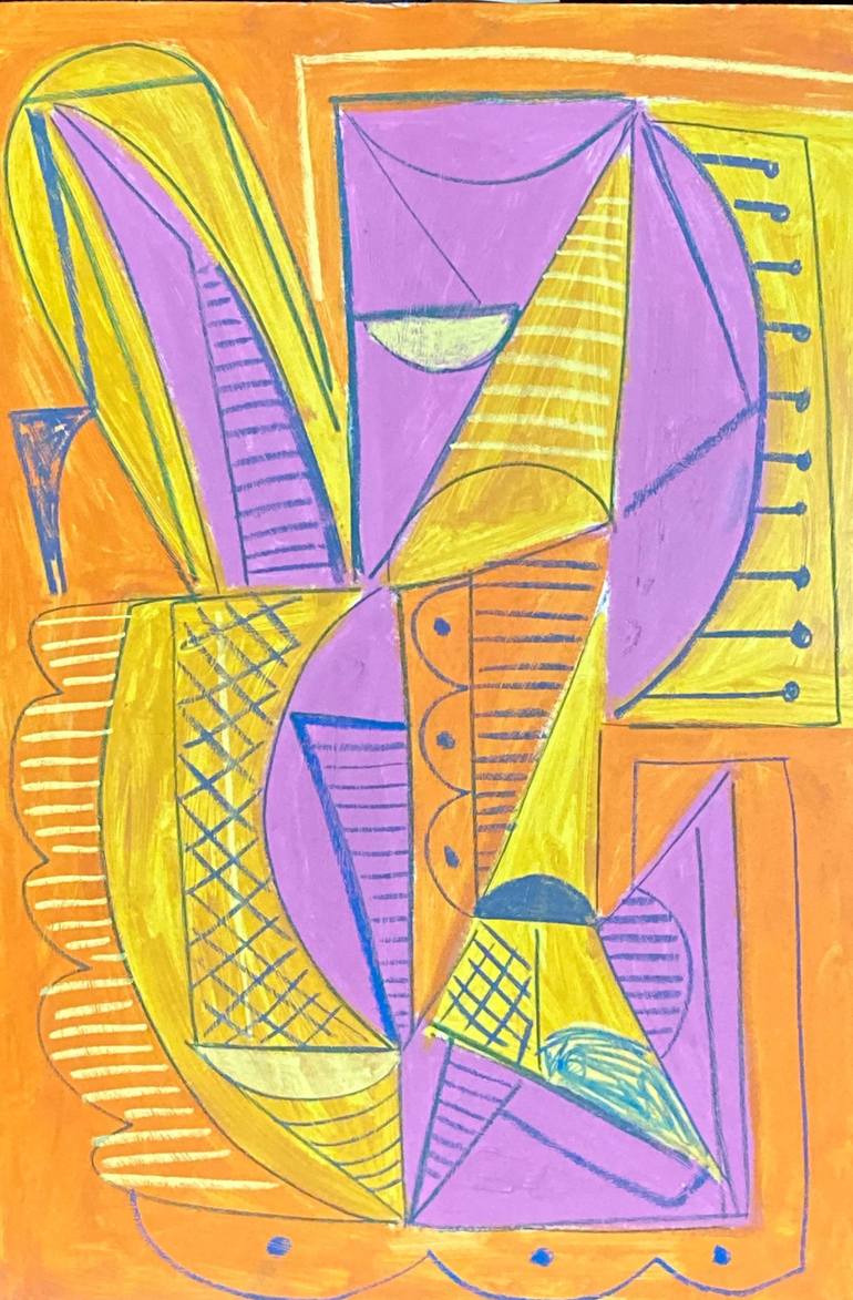Chaga 9 Painting by Robert Langley | Saatchi Art