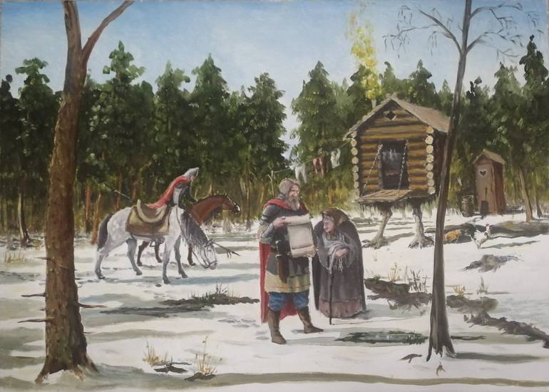 interrogation Painting by VLADIMIR BUTKO | Saatchi Art