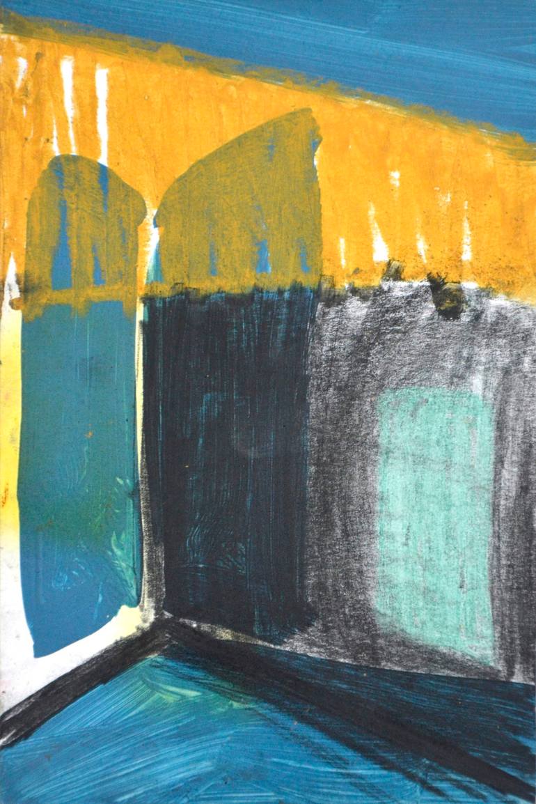 House at night 4 Painting by Natalia Kis | Saatchi Art