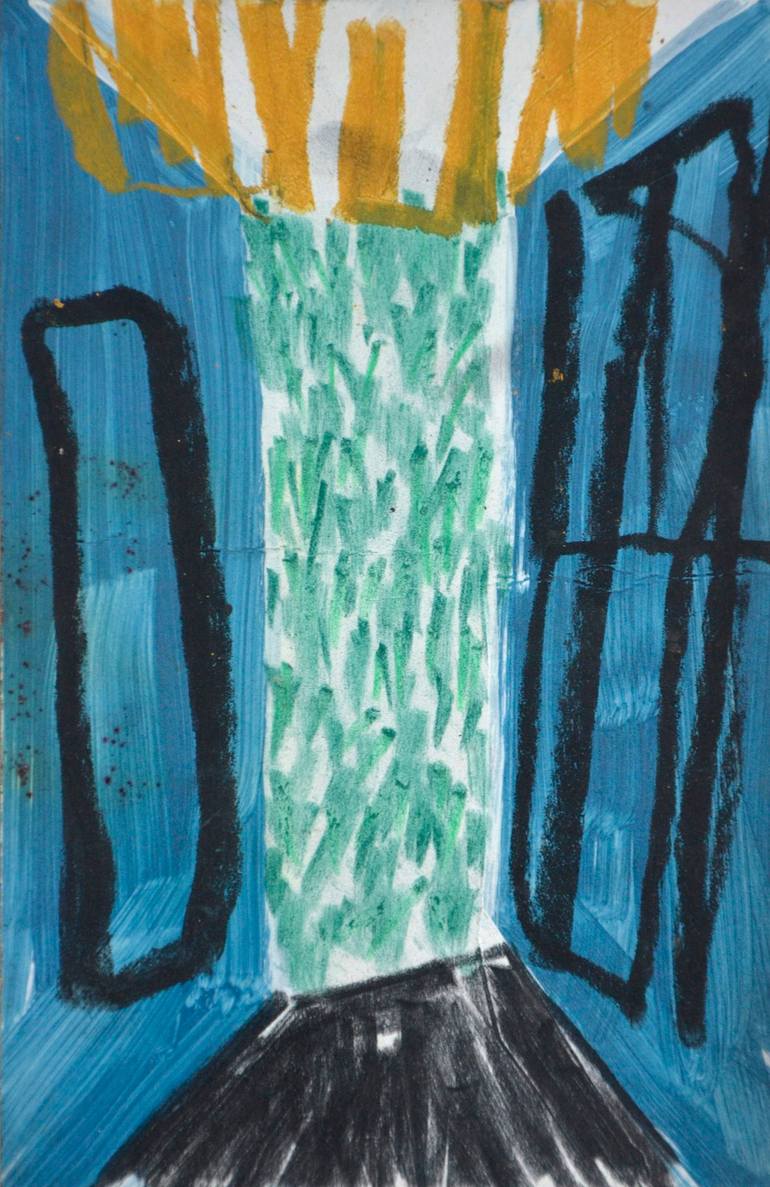 House at night 9 Painting by Natalia Kis | Saatchi Art