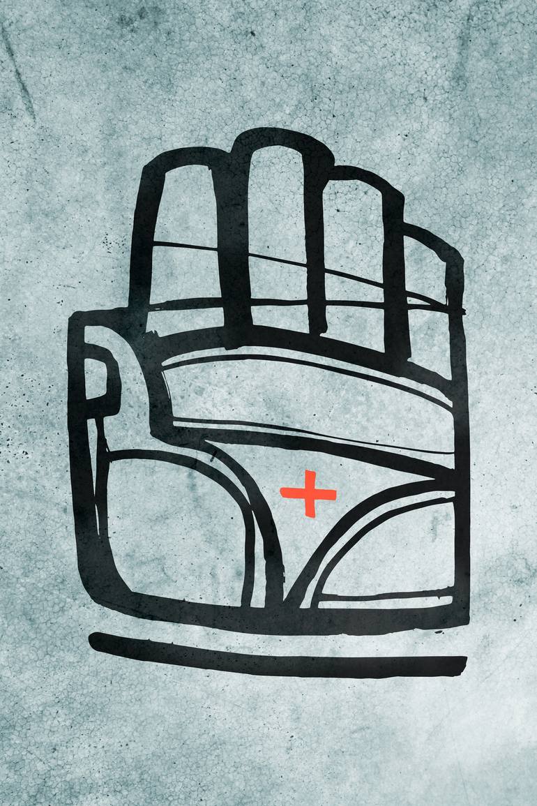 Jesus Christ open Hand Mixed Media by Bernardo Ramonfaur | Saatchi Art