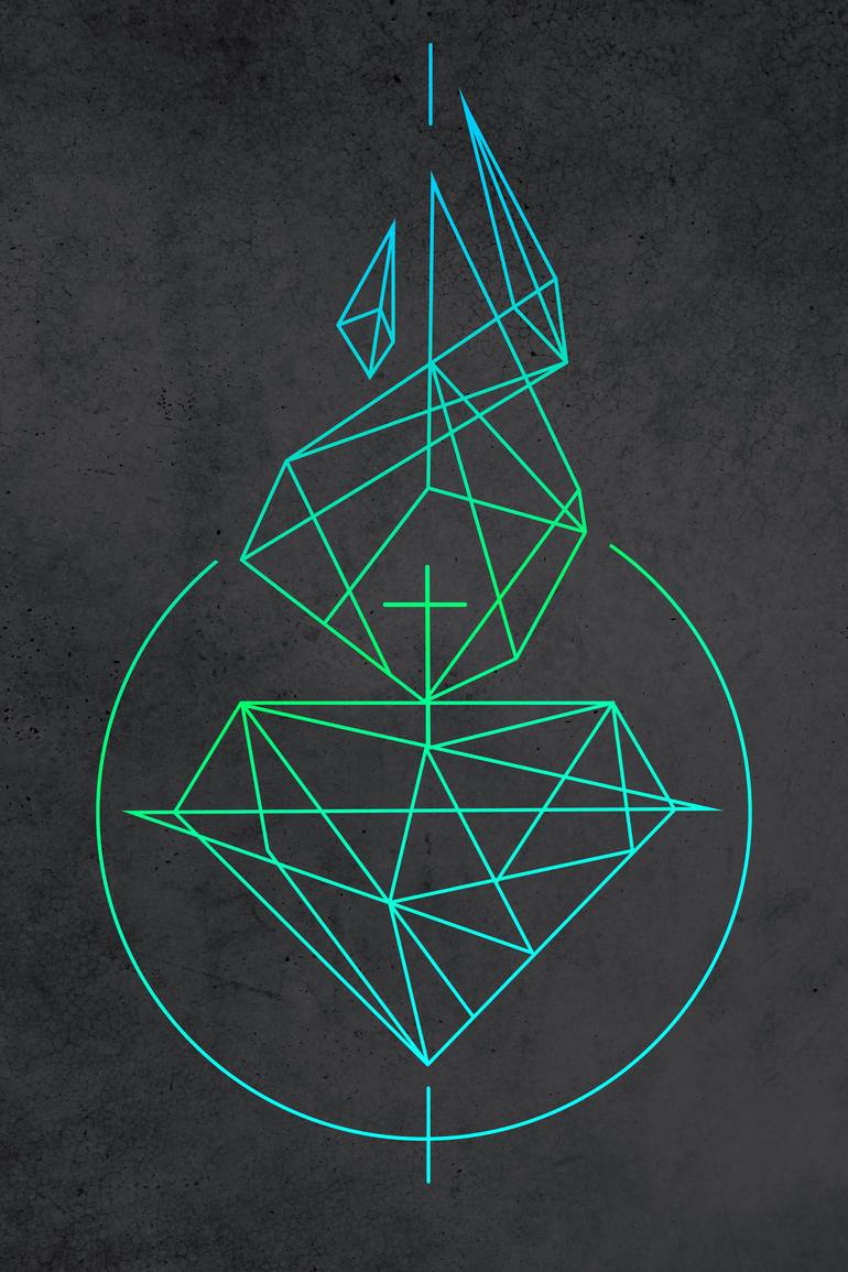 Jesus Christ Sacred Heart Mixed Media by Bernardo Ramonfaur | Saatchi Art