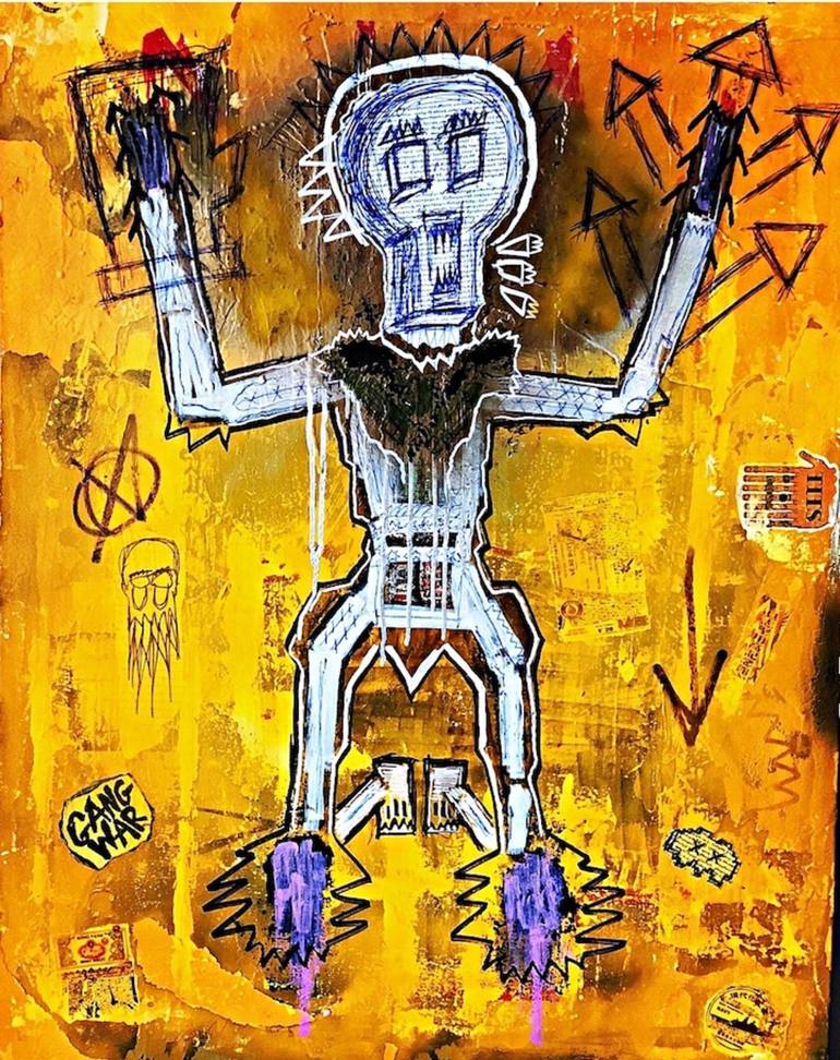 Gang War Painting by Nemesis Art | Saatchi Art