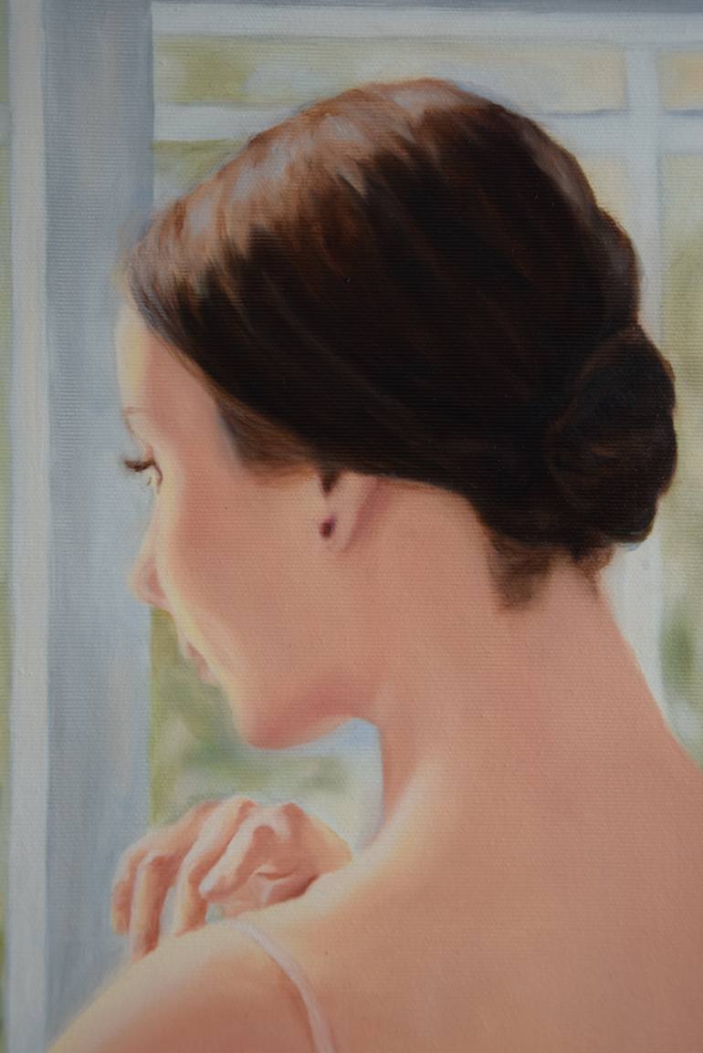 Ballerinas between two dances Painting by Silvia Haban | Saatchi Art