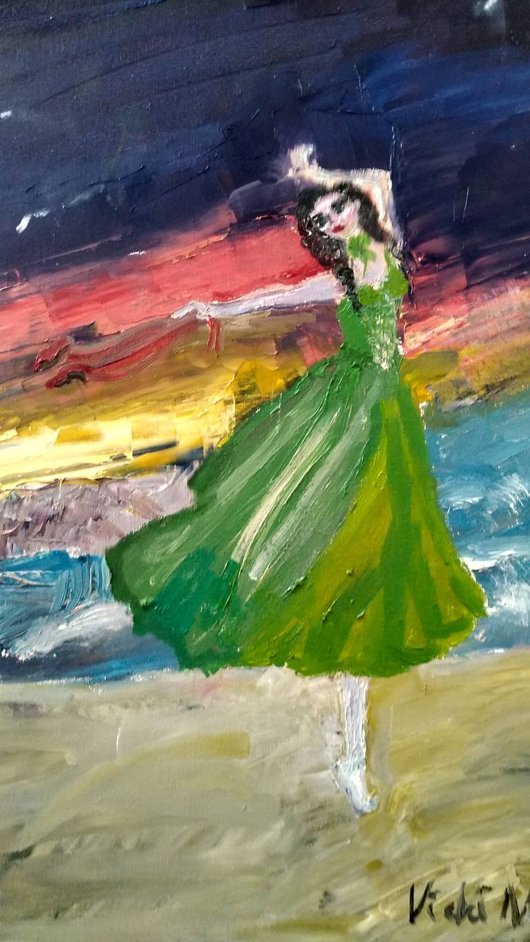 The red shoes Painting by Vicki Neale | Saatchi Art