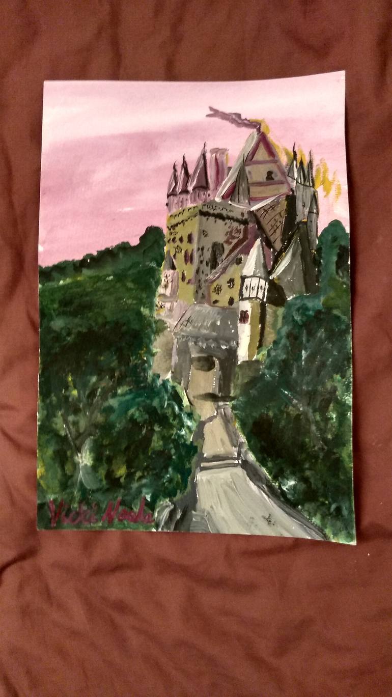 Castle Painting by Vicki Neale | Saatchi Art