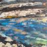 Rock Pools in Hermanus Painting by Eira Sands | Saatchi Art
