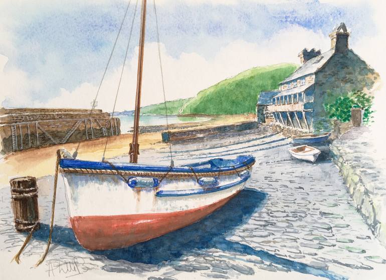 Clovelly Painting by Arthur Phillips | Saatchi Art