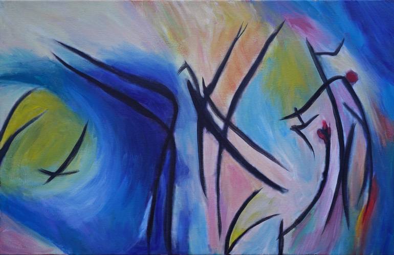 Lines of life Painting by Andrea Stankovic | Saatchi Art