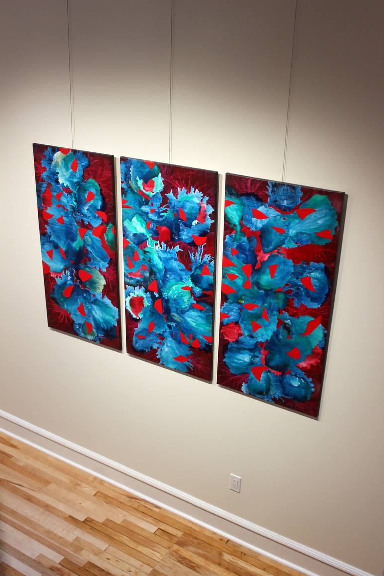 Triptych Painting by Victor Hsieh | Saatchi Art