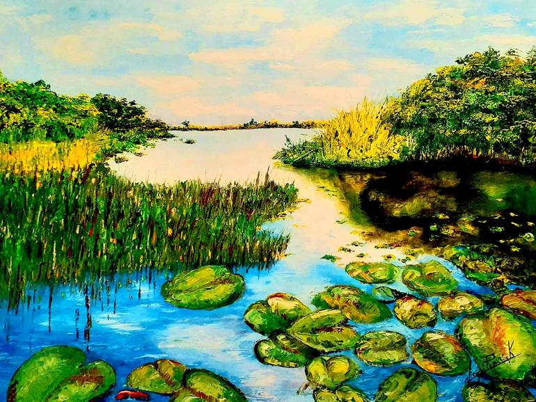 Everglades Painting by Virginia Praschnik | Saatchi Art
