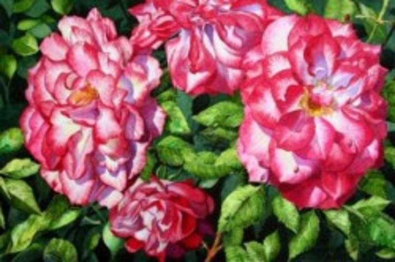 La Vie en Rose Painting by Lorraine Arsenault | Saatchi Art