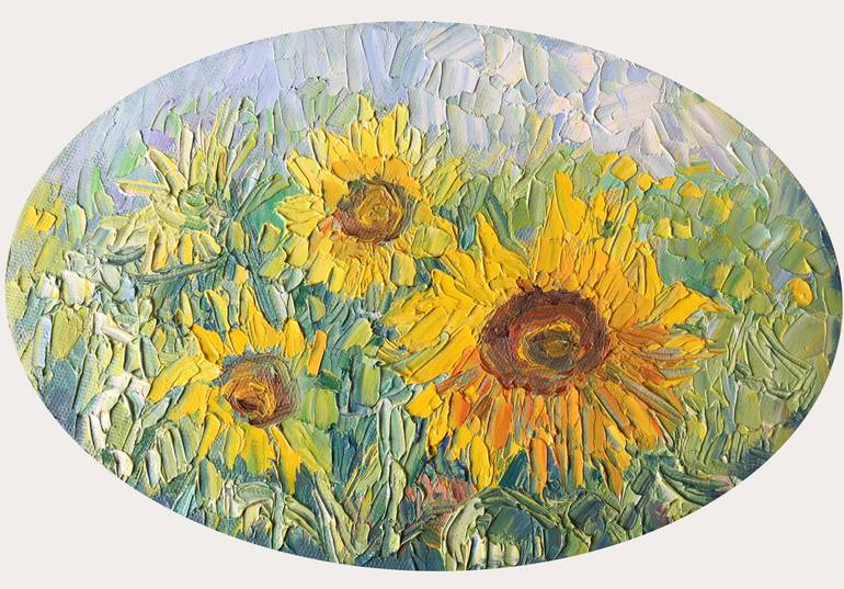 Sunflowers Painting by Elena Gorohova | Saatchi Art