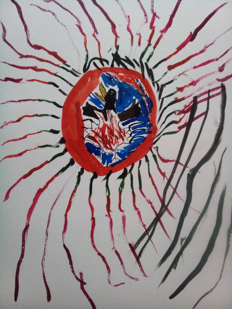 Devastation Drawing by Andrey Karpovich | Saatchi Art