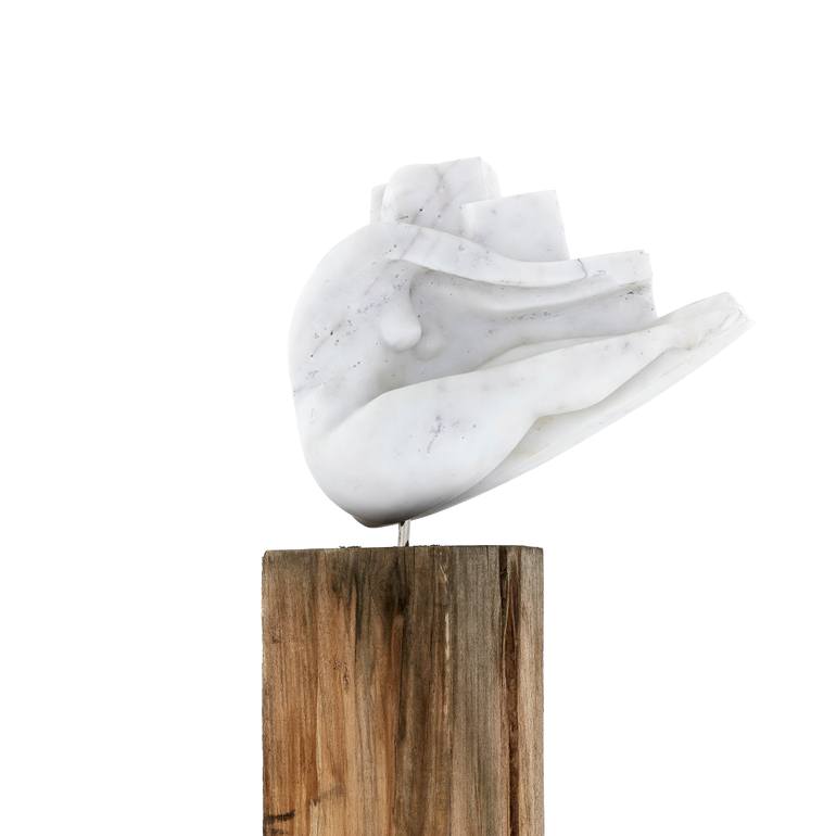 Dive in White Sculpture by Nick Vermeulen | Saatchi Art